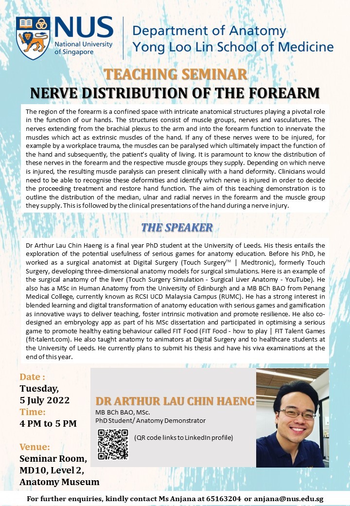 Seminars - Department of Anatomy