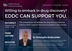 Willing to embark in drug discovery? EDDC can support you - NUHS CS Academy