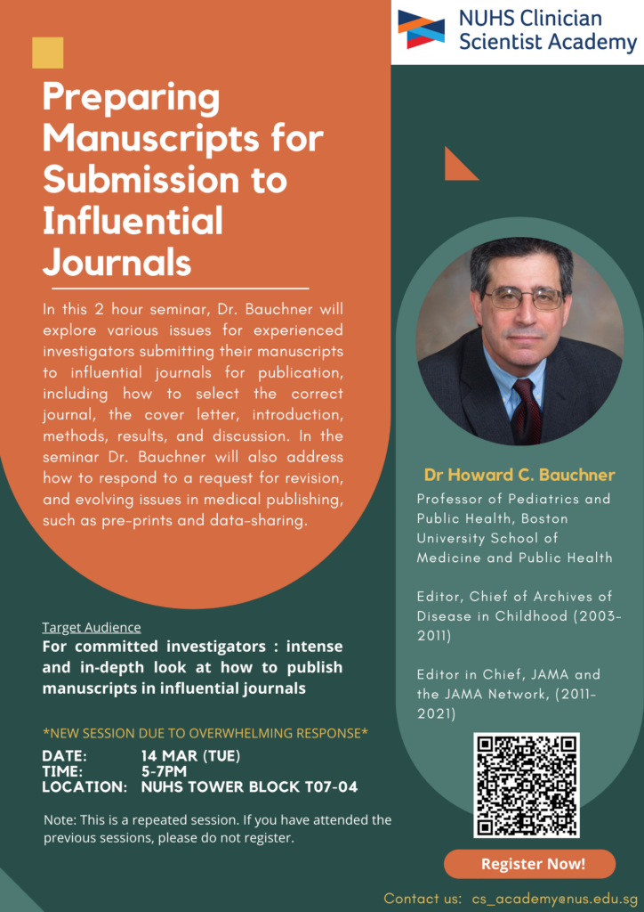 Preparing Manuscripts for Submission to Influential Journals (Session 4 ...