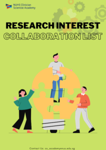 Research Collaboration - NUHS CS Academy