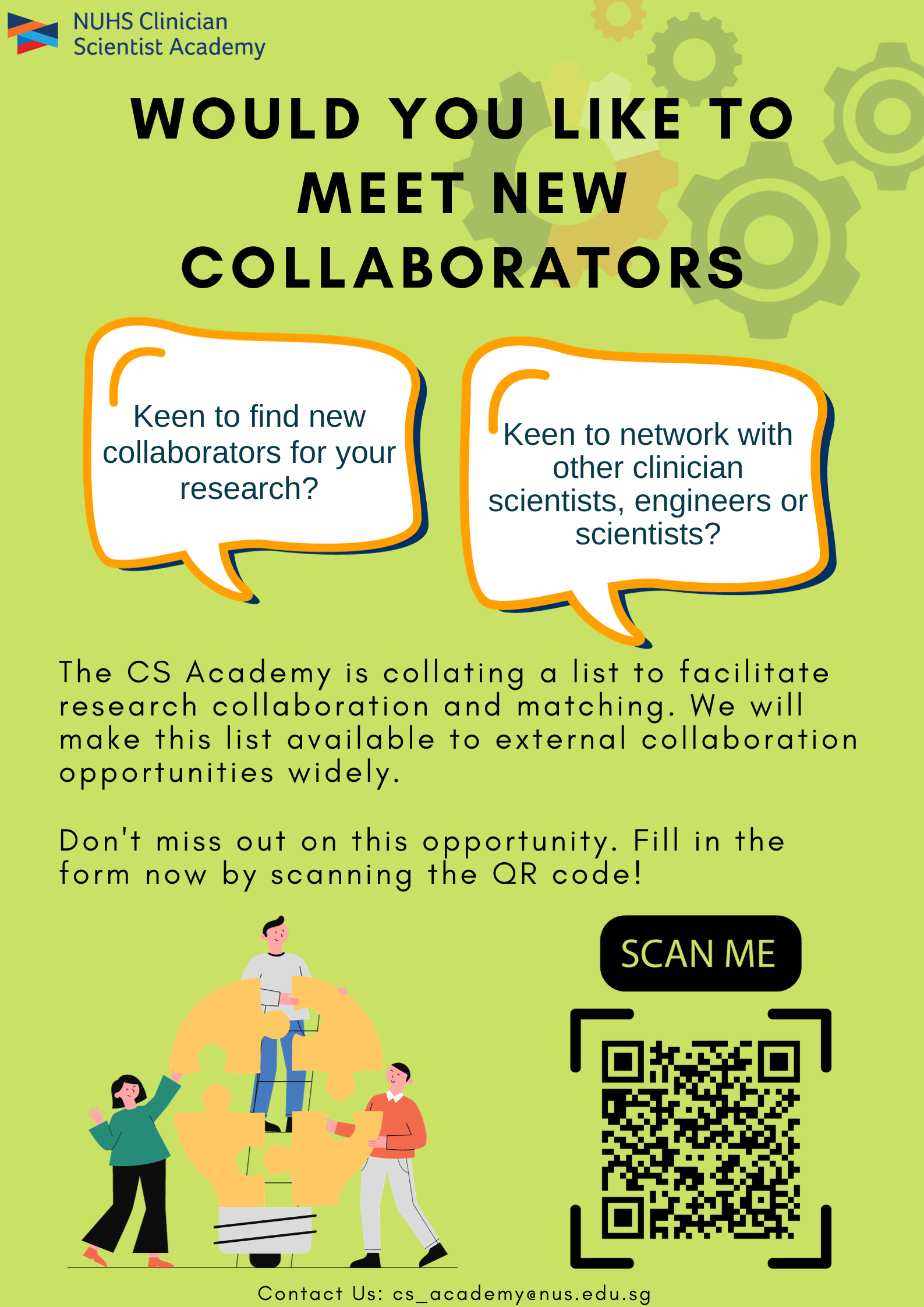 Research Collaboration - NUHS CS Academy