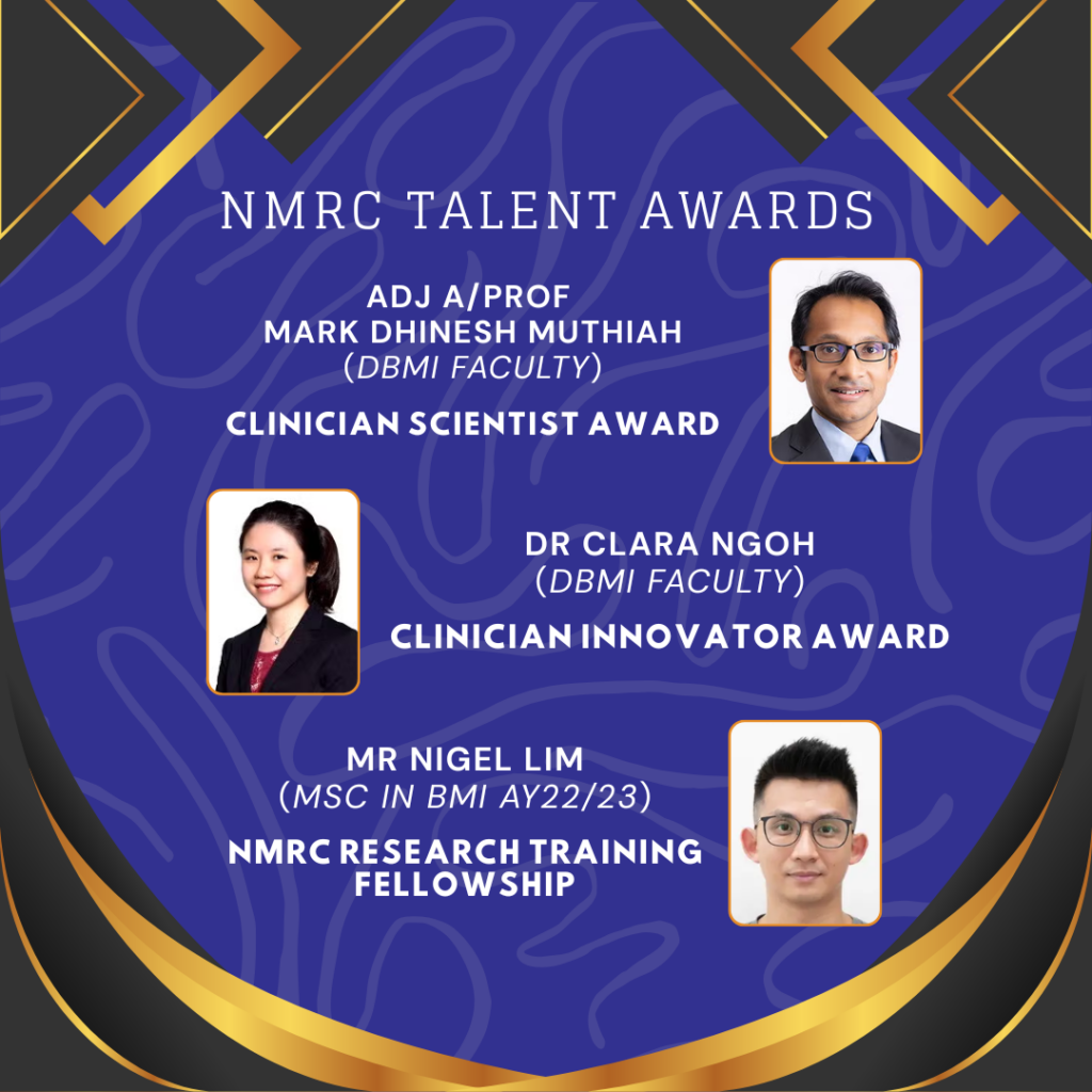 NMRC Talent Awards 2025 - Department of Biomedical Informatics