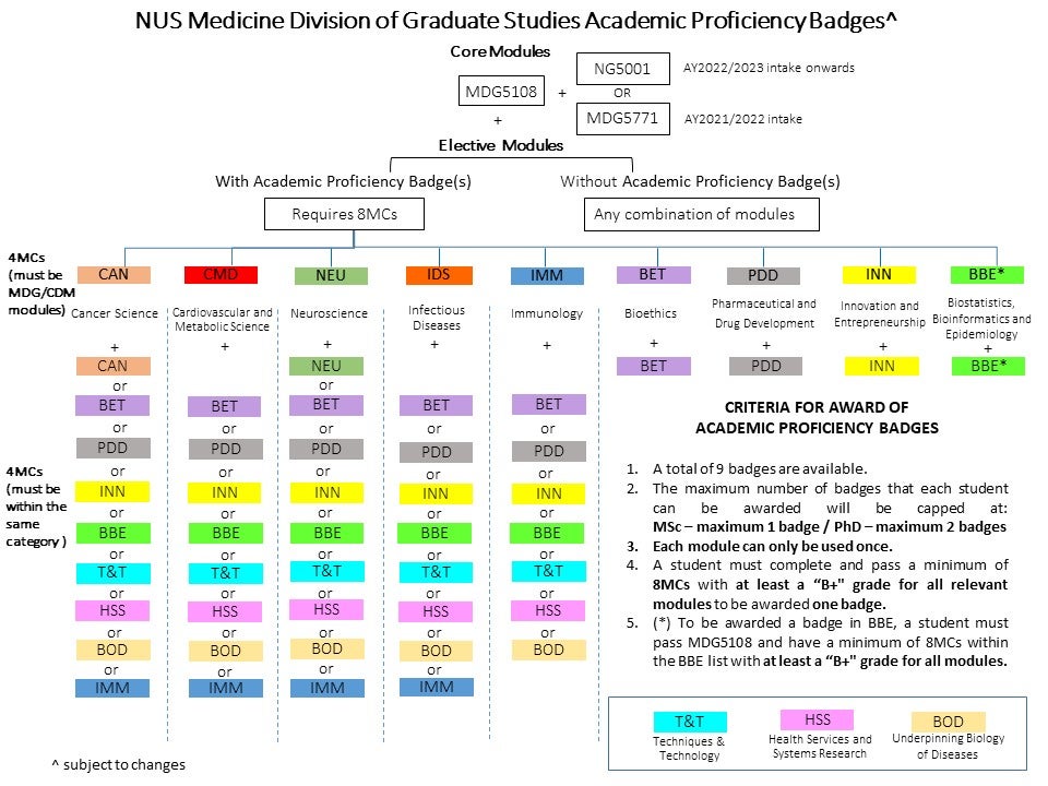 Academic Proficiency Badges - NUS Medicine Graduate Studies | NUS ...