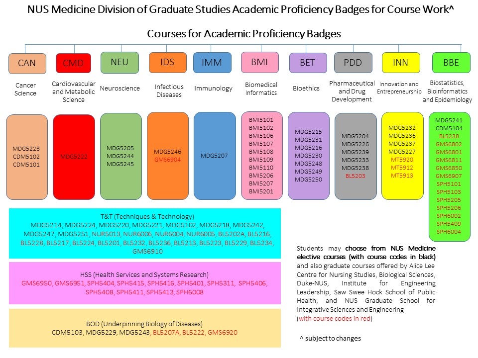 Academic Proficiency Badges - NUS Medicine Graduate Studies | NUS ...