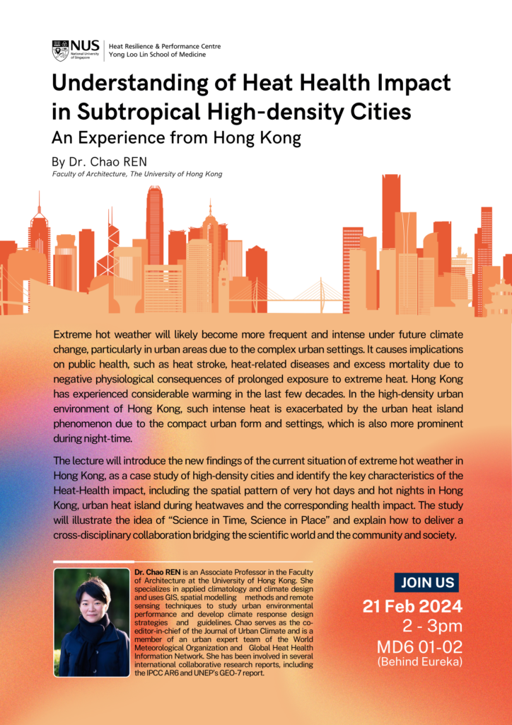 Understanding of Heat-Health Impact in Subtropical High-density Cities ...