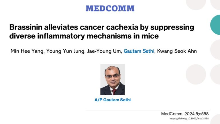 Brassinin alleviates cancer cachexia by suppressing diverse ...