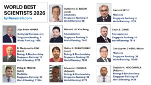 NUS Pharmacology Faculty Recognized as World Best Scientists by ...
