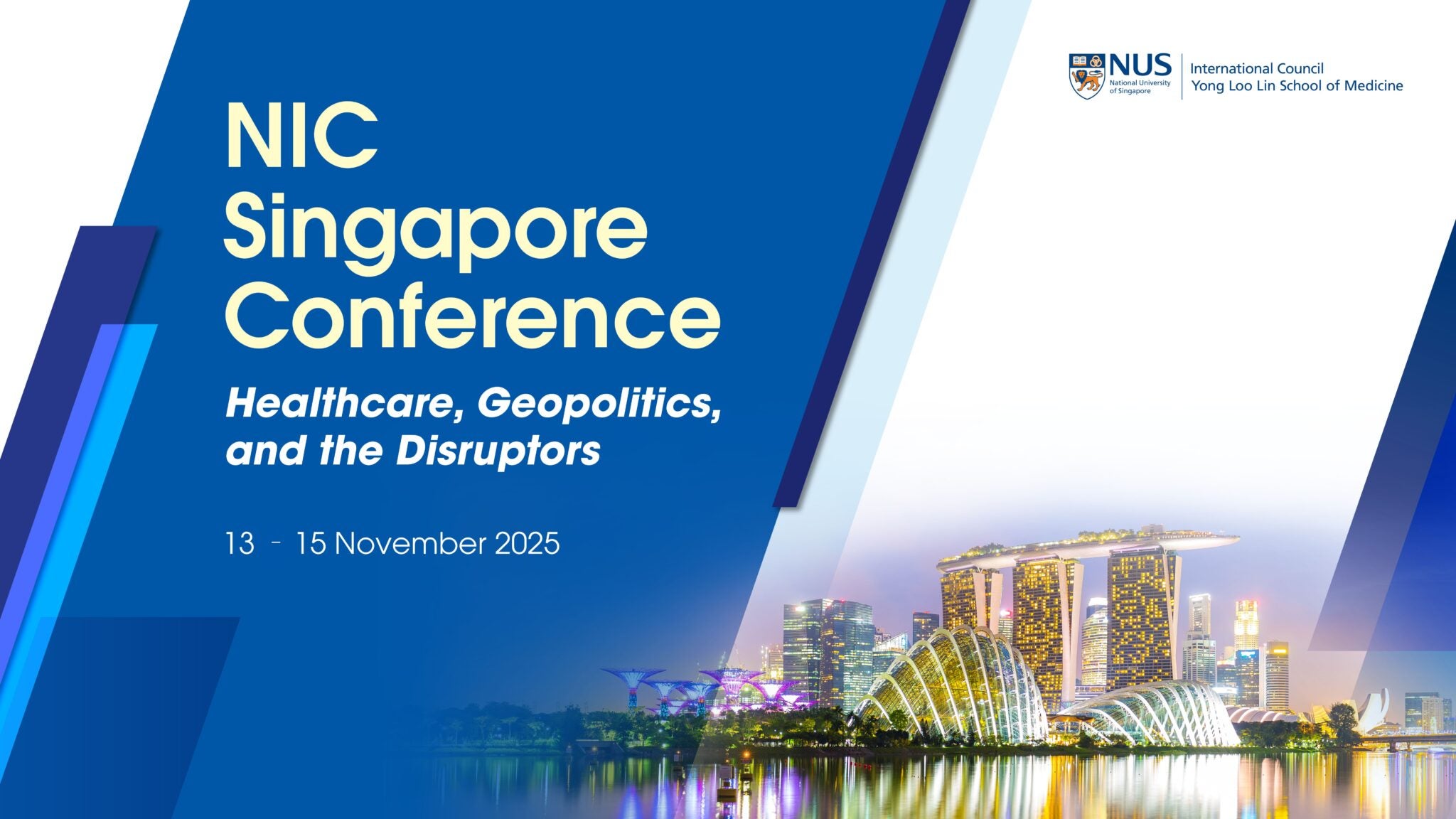 NIC Singapore Conference 2025, 13 to 15 November - NIC | NIC