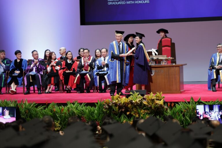 The NUS Nursing Class of 2023 celebrates at Commencement