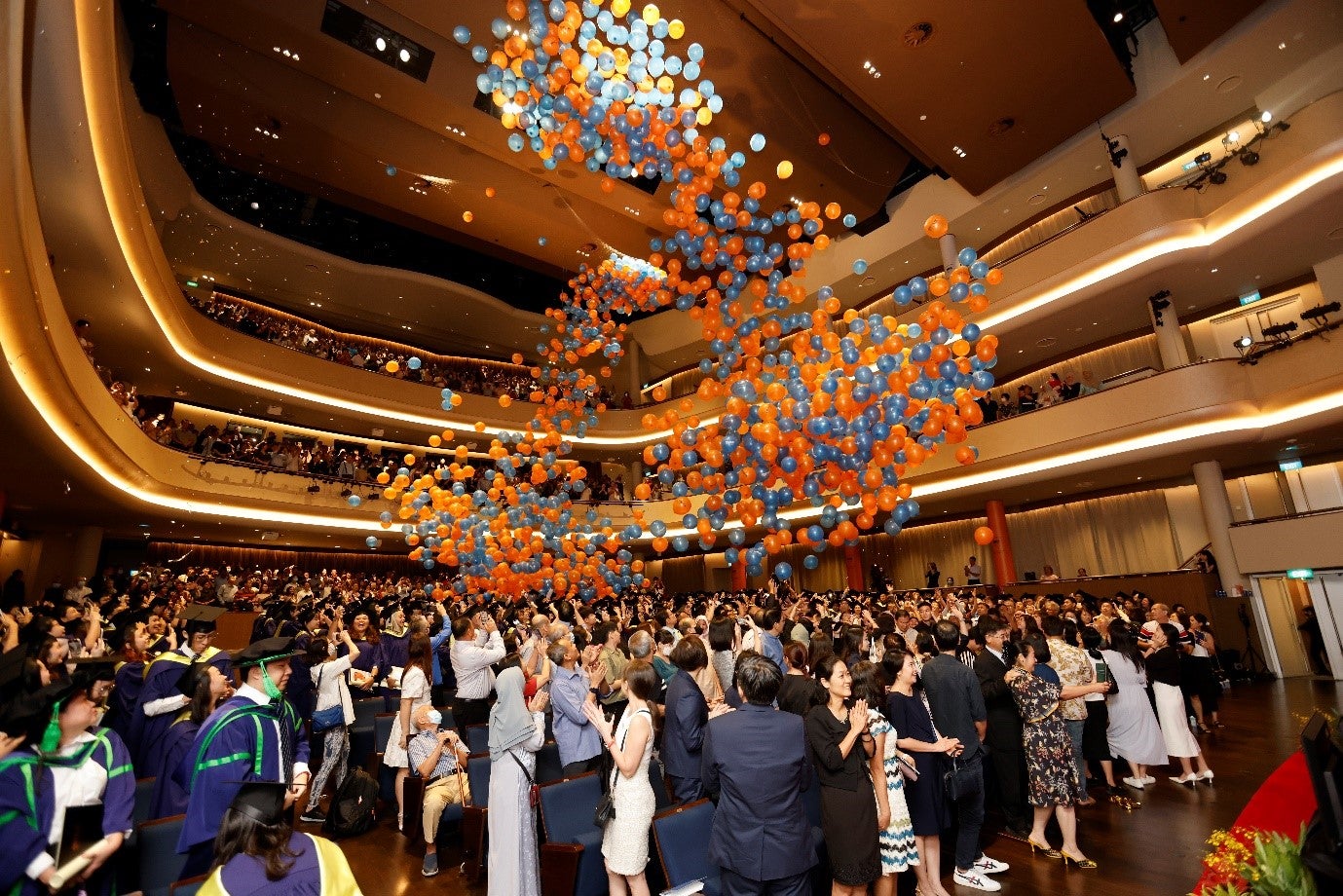 The NUS Nursing Class of 2023 celebrates at Commencement