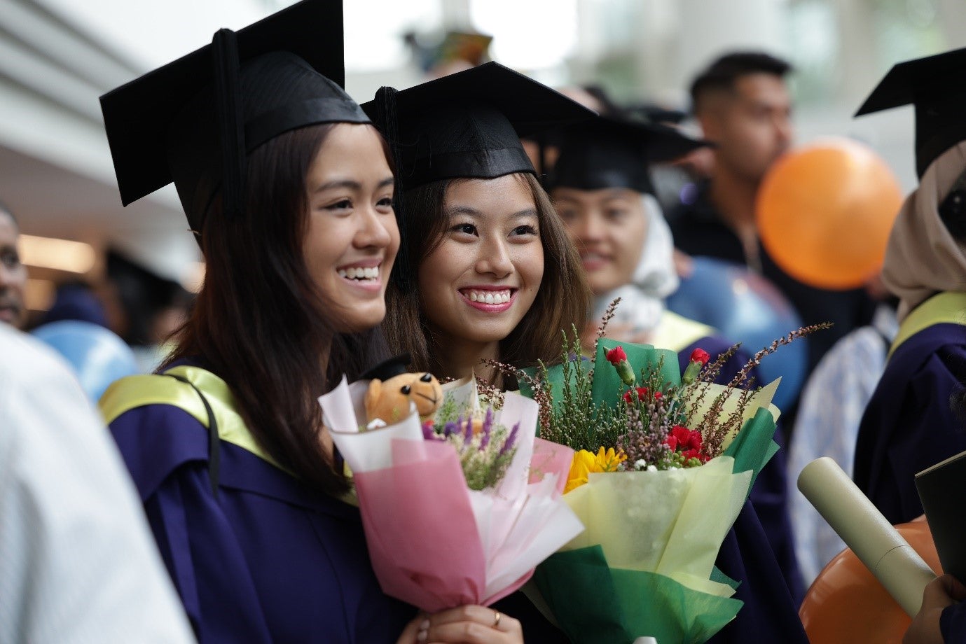 The NUS Nursing Class of 2023 celebrates at Commencement
