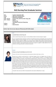 NUS Nursing Postgrad Seminar: How can you enjoy your PhD journey with ...