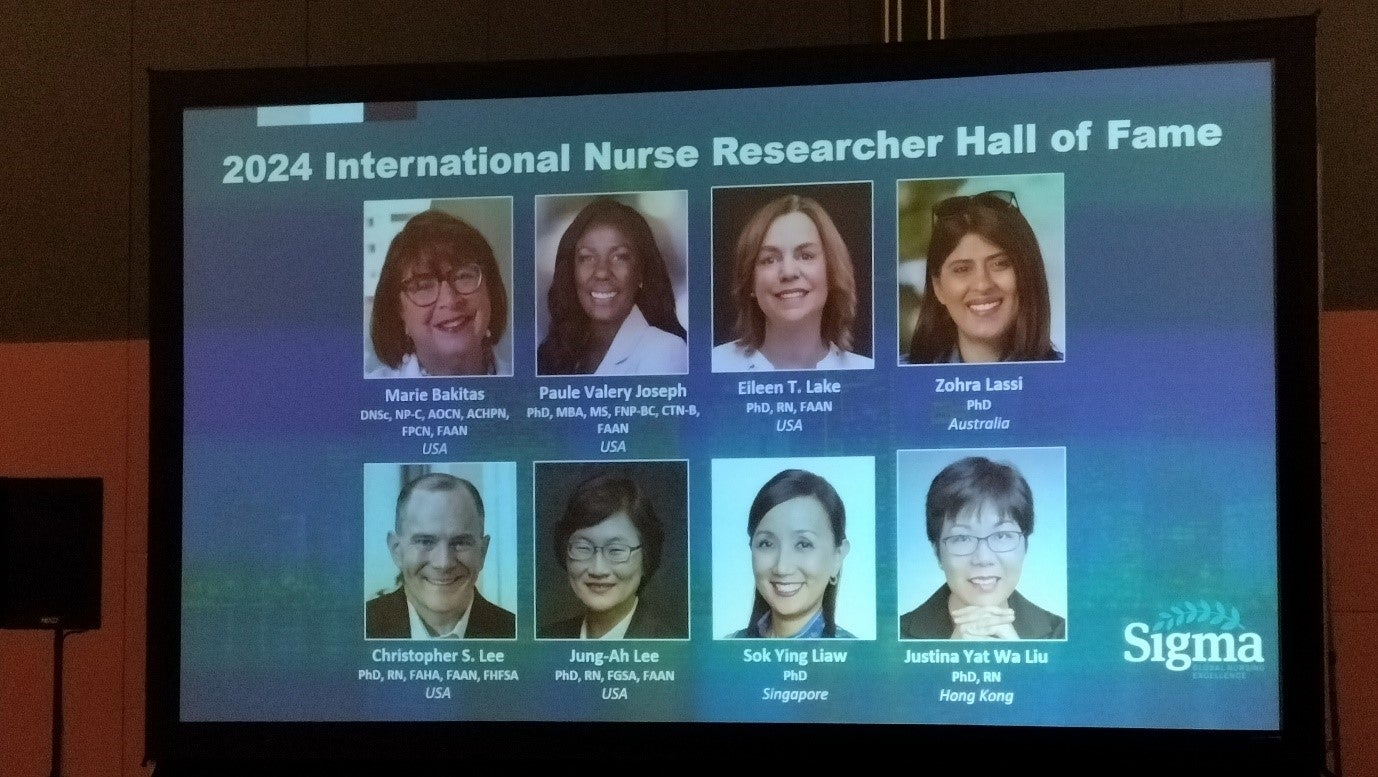 NUS Nursing Shines at SIGMA International Nursing Research Congress 2024