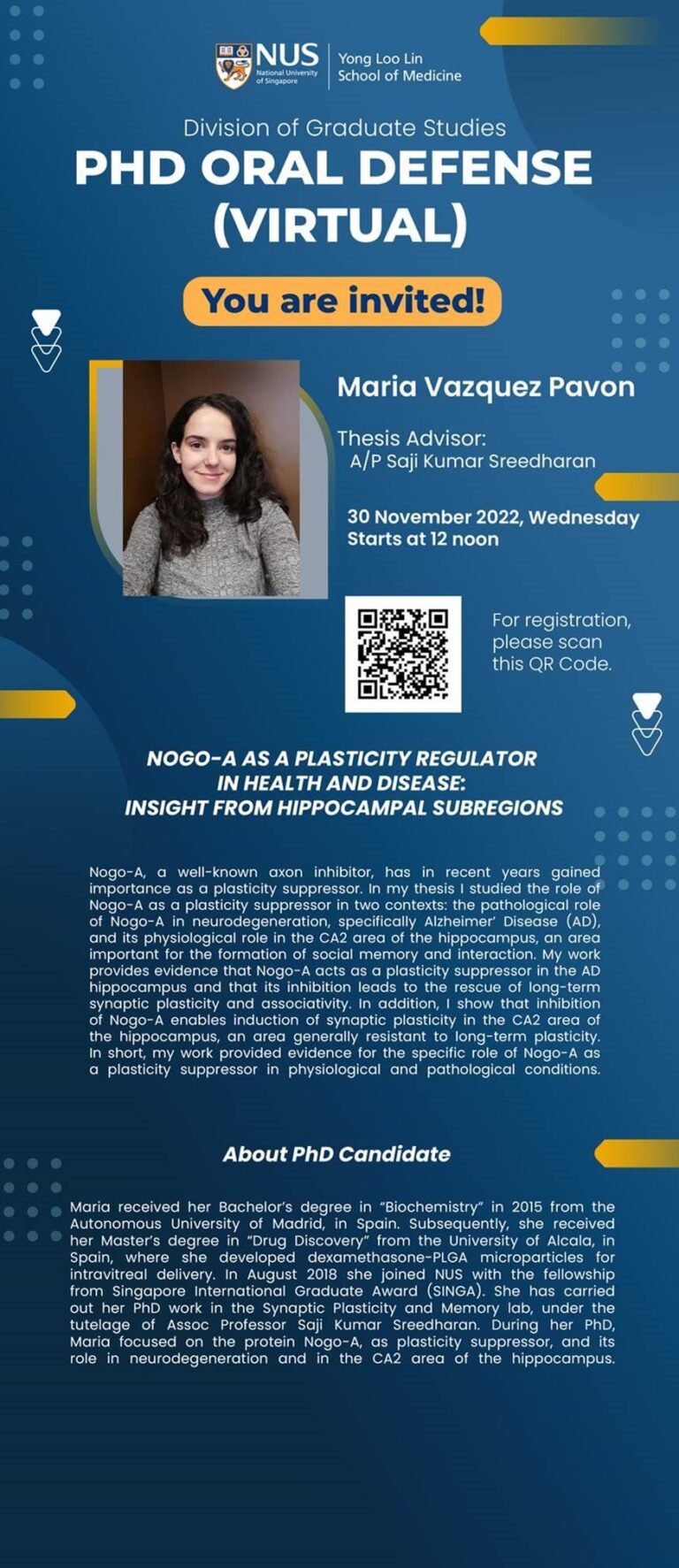 PhD Oral Defense 30 Nov 2022 - NUS Department of Physiology