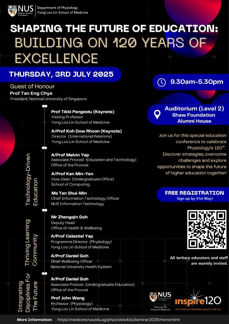 Department of Physiology Education Conference 2025 - NUS Department of Physiology