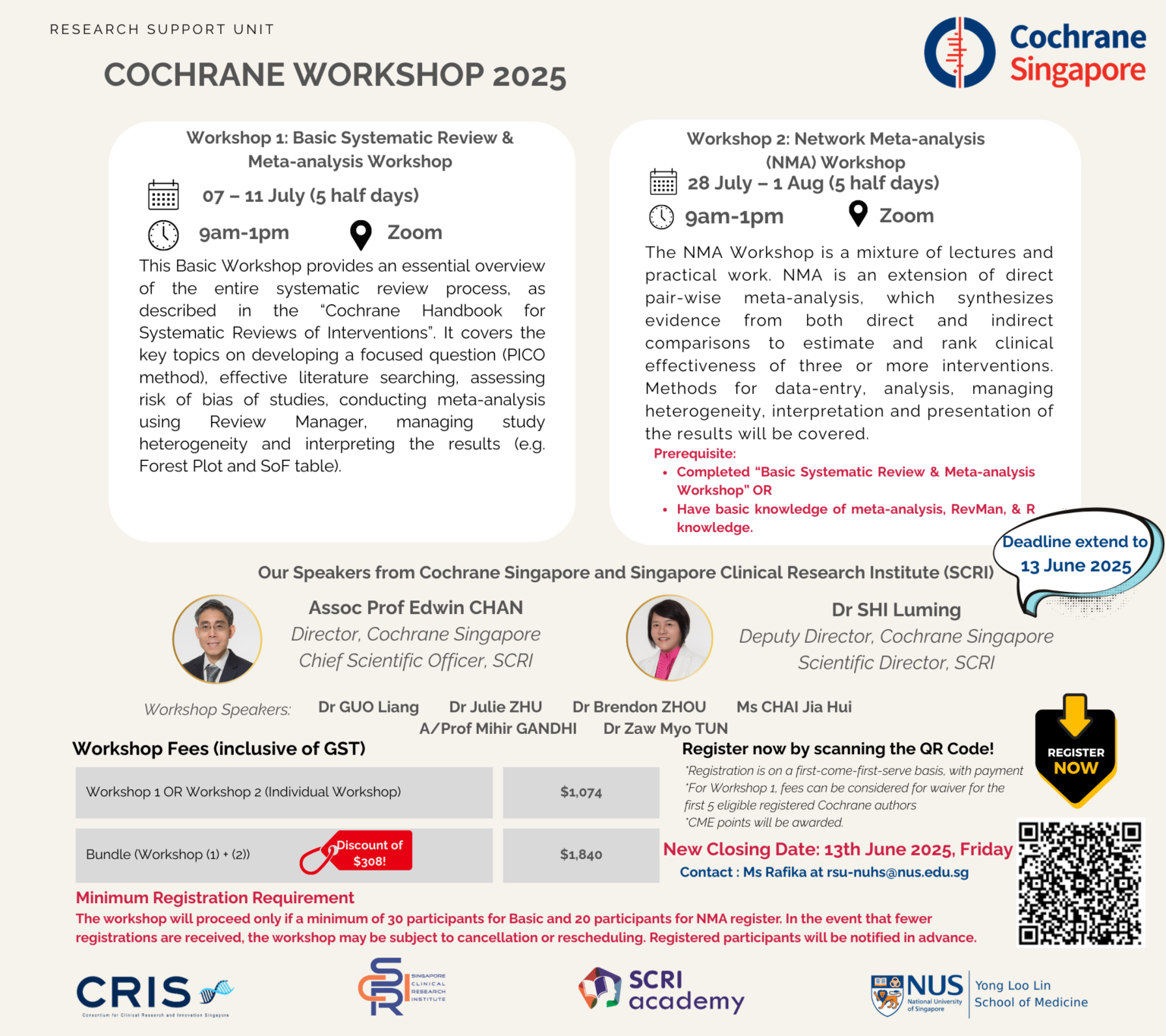Cochrane Workshop 2025 - NUHS Research Support Unit | NUHS Research ...