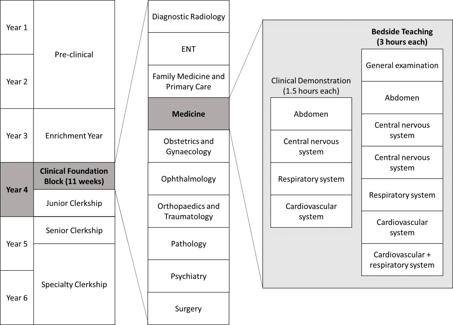 Peer-to-peer clinical teaching by medical students in the formal ...