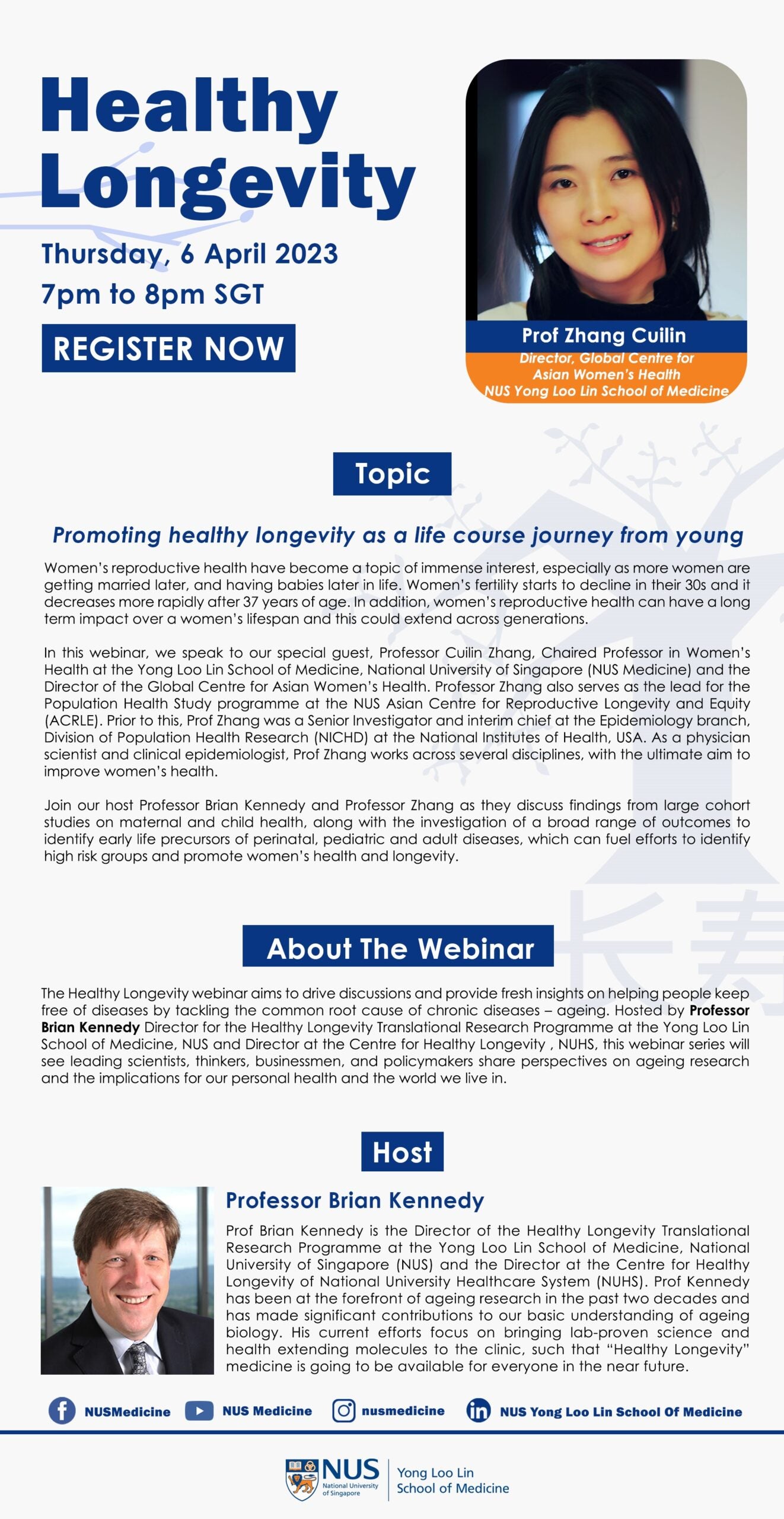 Promoting healthy longevity as a life course journey from young - Human ...