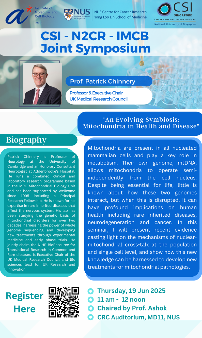[Invitation] [PHYSICAL ON-SITE SEMINAR] CSI - N2CR - IMCB Joint ...