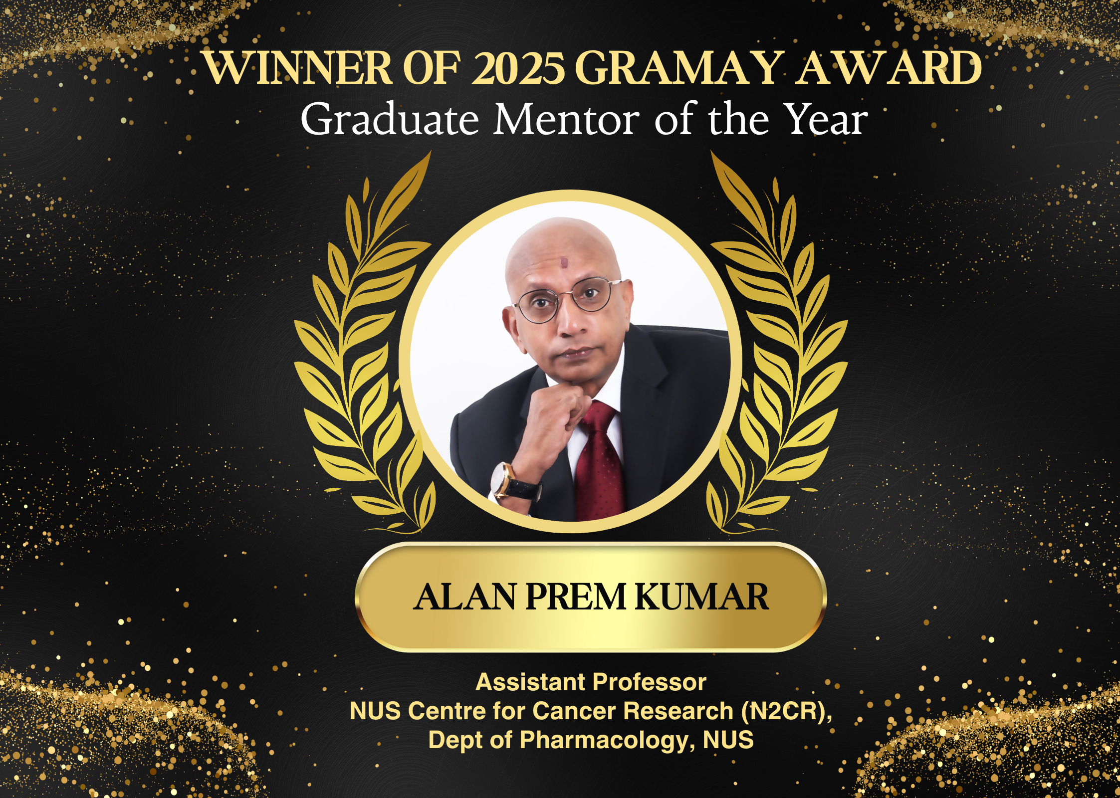 Dr Alan Prem Kumar: Winner of the GRAMAY Award 2025 - N2CR
