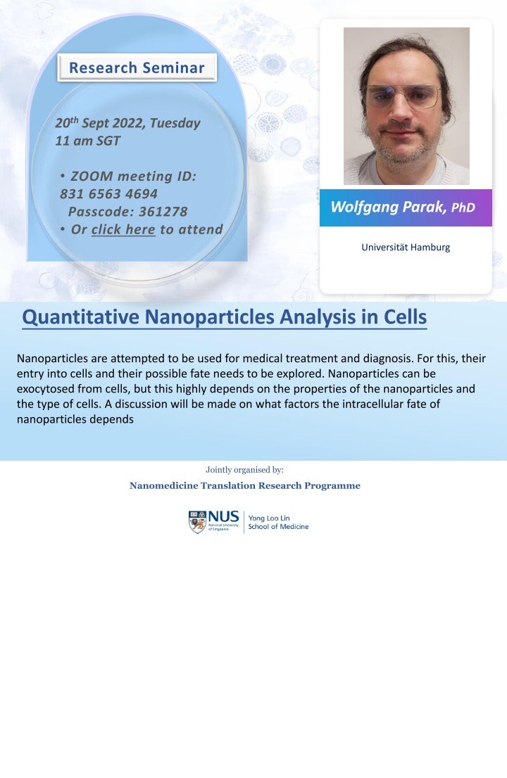 Quantitative Nanoparticles Analysis in Cells - Nanomedicine