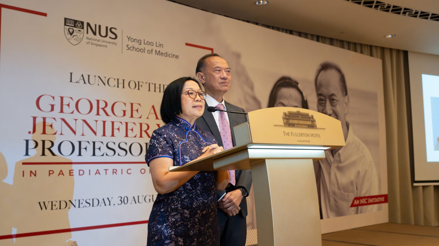 NUS medical school names new professorship after George and Jennifer ...